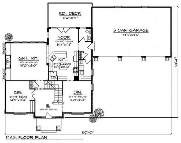 House Plan 95606 - Quality House Plans from Ahmann Design